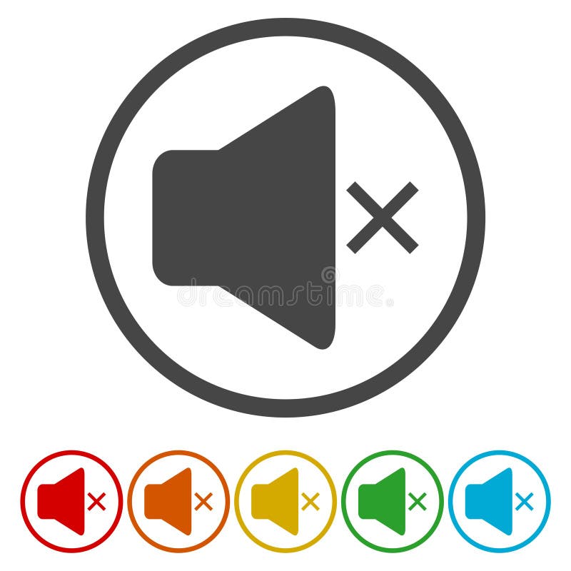 Color sound button stock vector. Illustration of design - 129892266