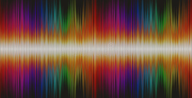 Color sound wave. stock vector. Illustration of rainbow - 67454974