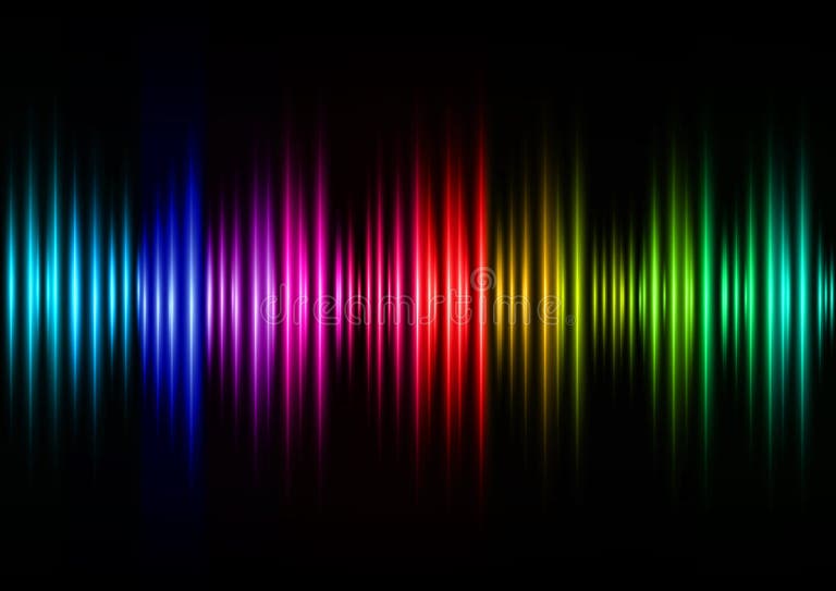 Colorful Sound Waves Vector Design Stock Vector - Illustration of ...