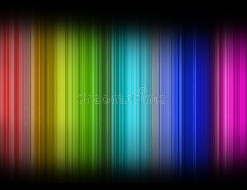 Color Spectrum Musical Notes Original Illustrati Stock Illustration ...