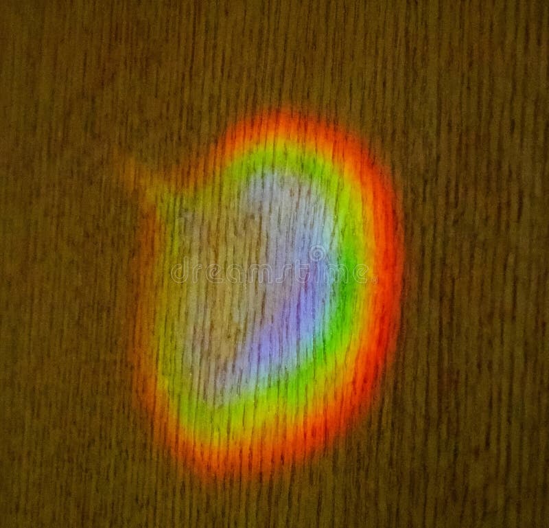 Color Spectrum from Prism stock illustration. Illustration of ...