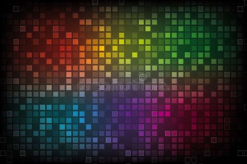 Colourful Pixel Background stock vector. Illustration of colourful ...
