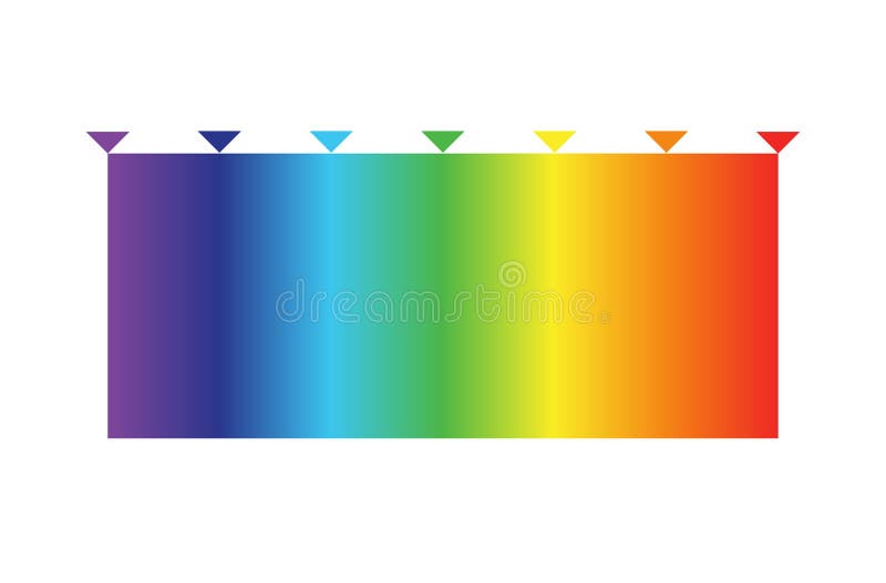 Color Spectrum Bar in Horizontal Format. Stock Vector - Illustration of ...