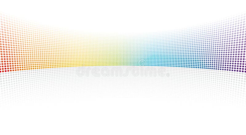 Color Spectrum Musical Notes Original Illustrati Stock Illustration ...