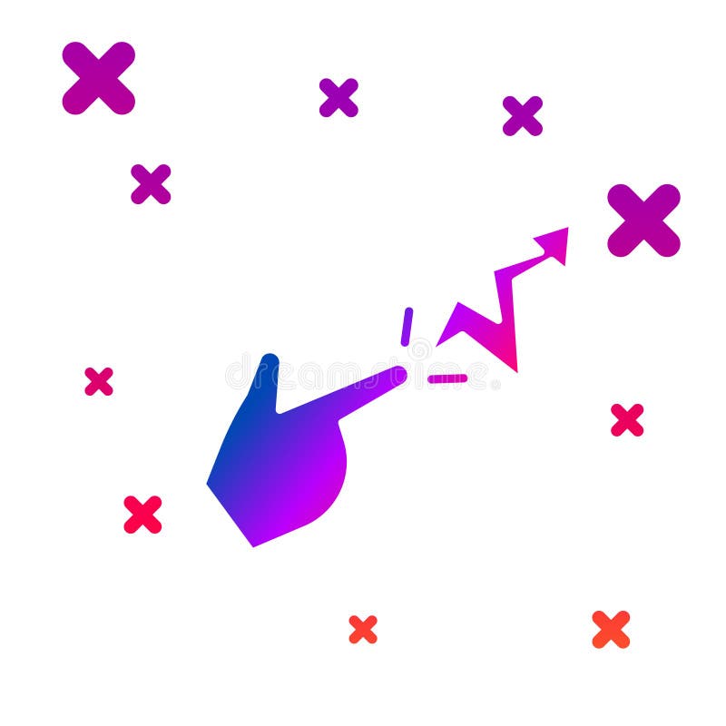 Color Spell Icon Isolated on White Background. the Sorcerer Hand ...