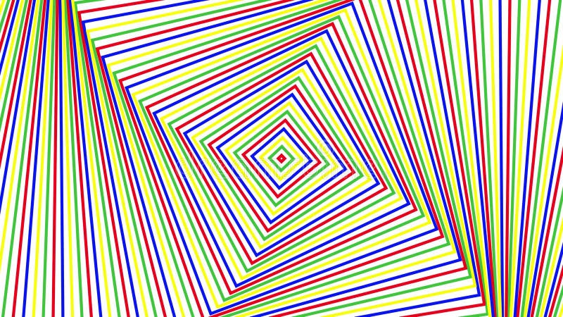 Color Spin Bold Decagon Simple Flat Geometric on White Background Loop ...