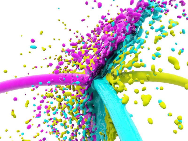 Color splash stock illustration. Illustration of printing - 9396264