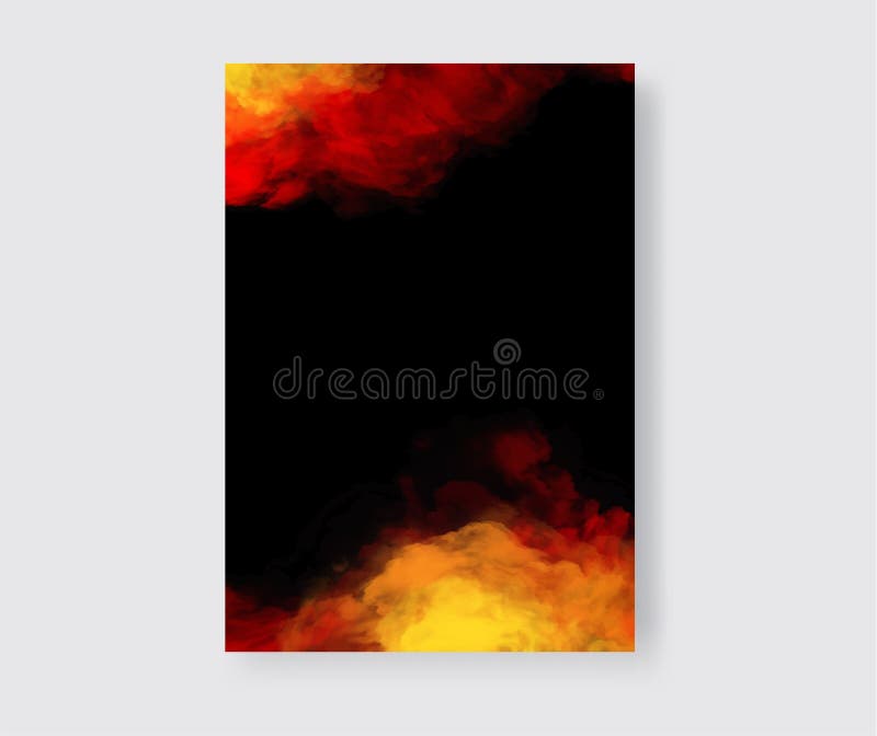 Color Splash Banner. Background of Smoke Paint. Stock Vector ...