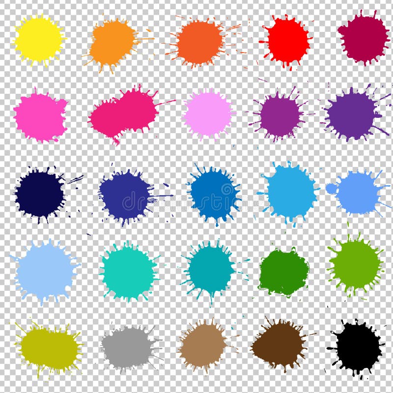 Color Splash stock vector. Illustration of inky, abstract - 195385805