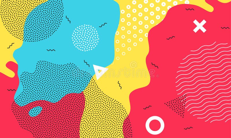 Color Splash Flat Pattern Background Art Vector Wallpaper Stock Vector ...