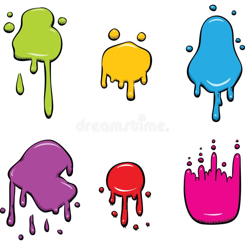 Ink splash stock vector. Illustration of drip, decoration - 10786241