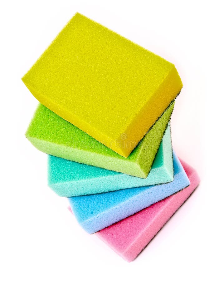 Color sponges stock photo. Image of color, sponge, home - 13650198