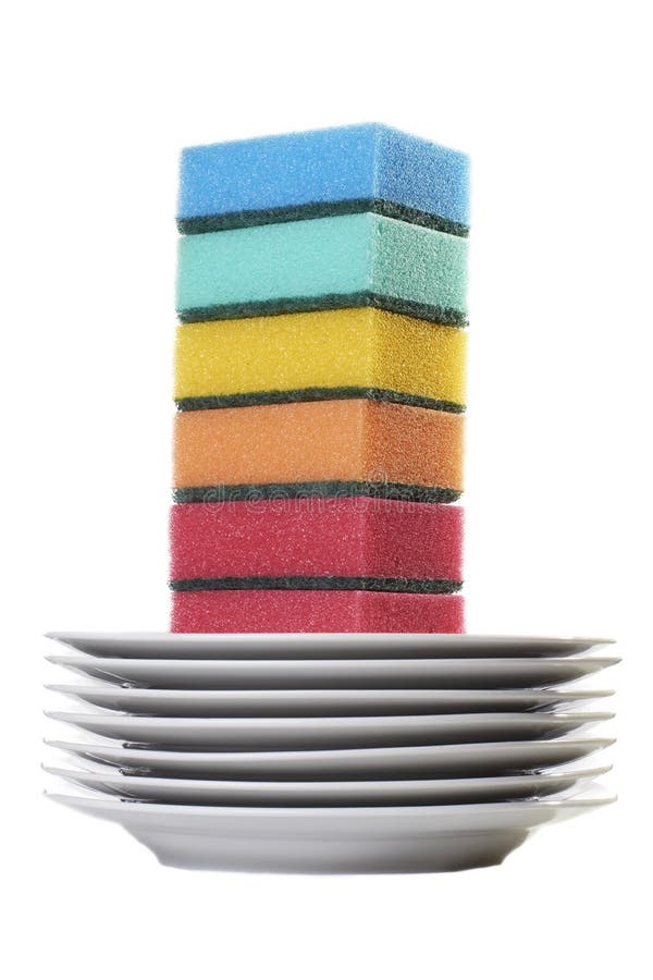 Color sponges set stock photo. Image of hygiene, isolated - 18788948