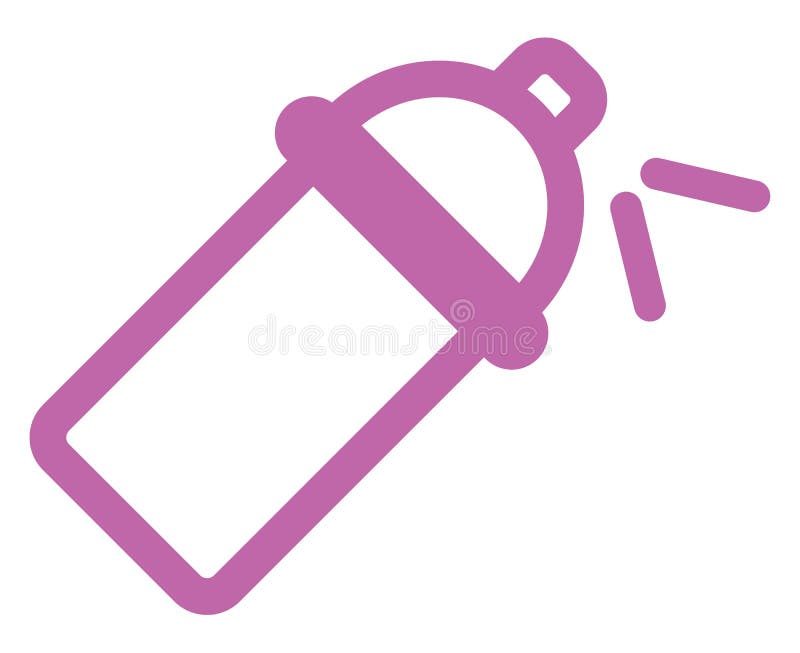 Color spray, icon stock vector. Illustration of abstract - 259789963
