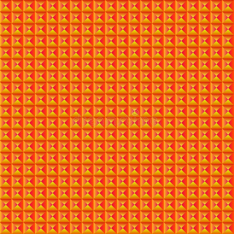 Color Square Pattern Vector Orange Stock Vector - Illustration of decor ...