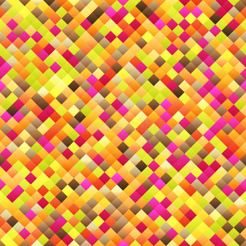 Color Squares As Seamless Mosaic Stock Vector - Illustration of mozaic ...