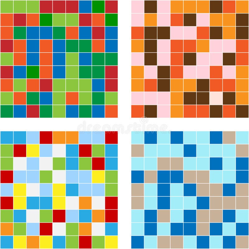 Print (or Web) Color Combinations Stock Illustration - Illustration of ...