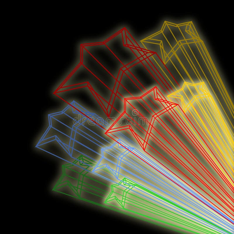 Color stars stock illustration. Illustration of rare - 24550524