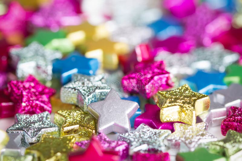 Color stars stock image. Image of shiny, background, decorative - 61719347