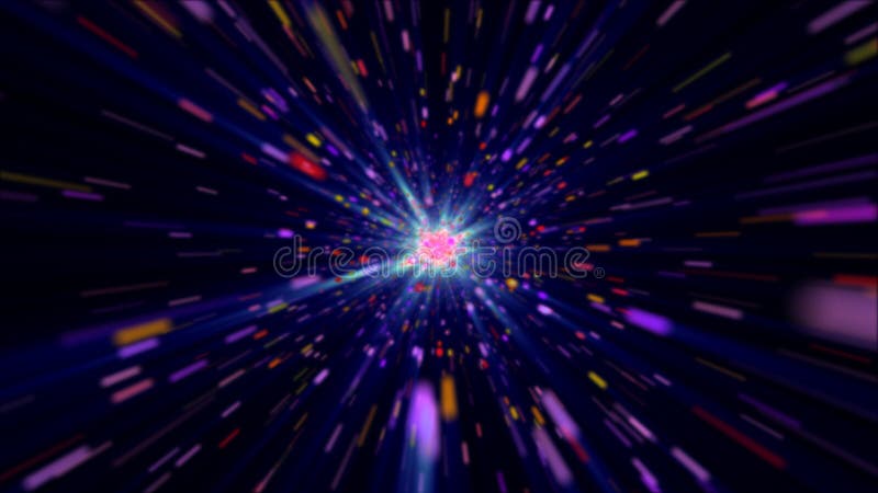 Color Stars in Space Cosmos Stock Illustration - Illustration of glow ...
