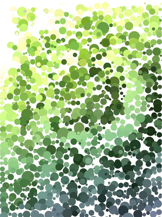 Color Step of Green and Yellow Bubble Pattern Stock Vector ...