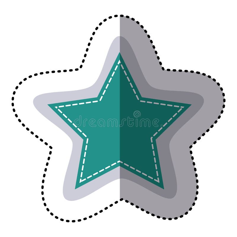 Color Sticker Star Shape Frame Callout Dialogue Stock Illustration ...