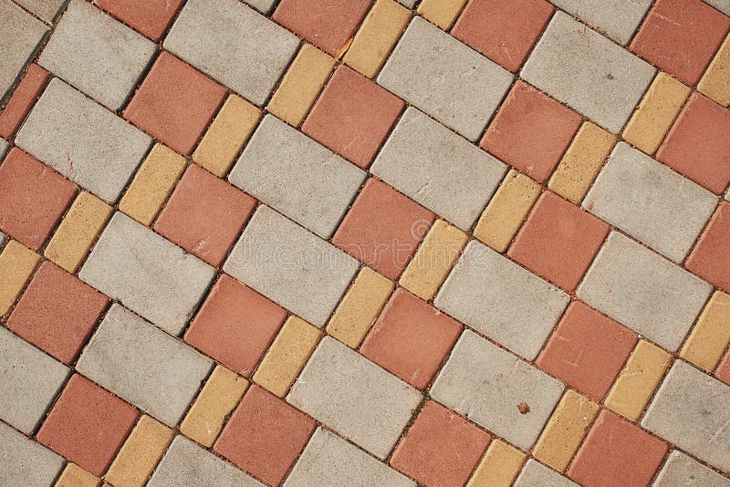 Paving Slab Perspective Background Stock Image - Image of lines ...