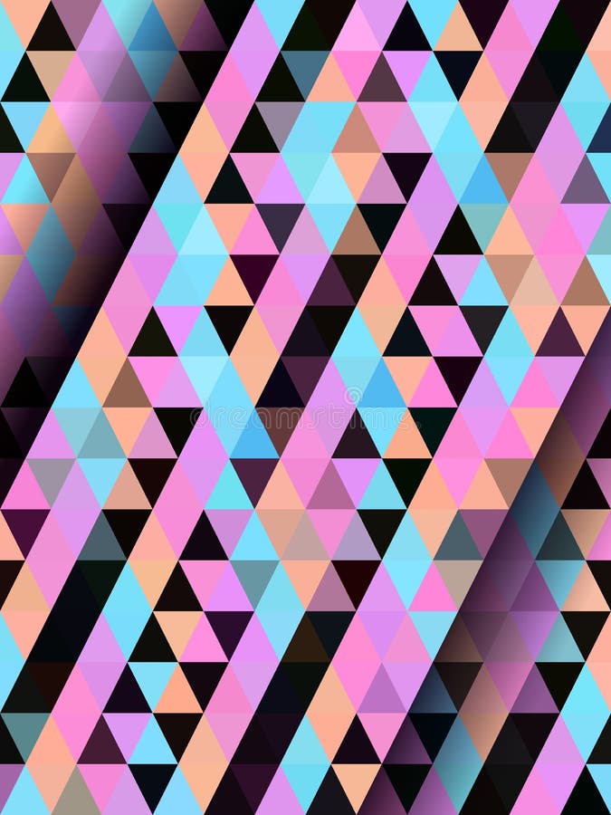 Color Straight Triangle Pattern Stock Vector - Illustration of design ...
