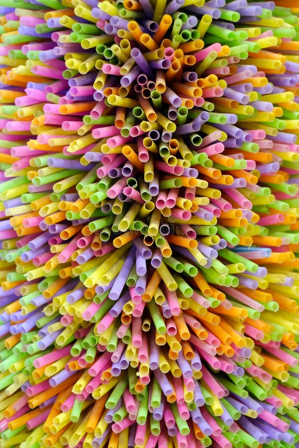 Color straw stock photo. Image of plastic, colorful, pattern - 43943330