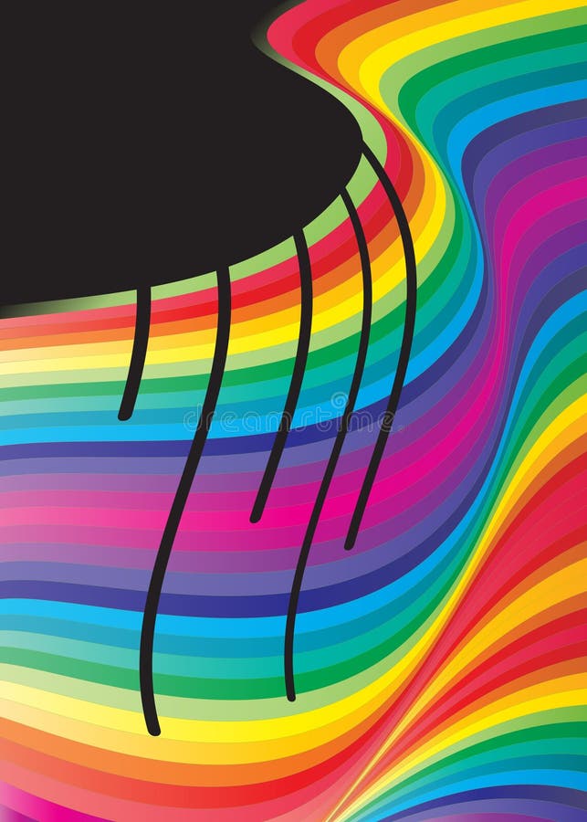 Color stream vector stock vector. Illustration of advertisement - 4824480