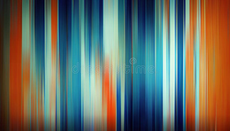 Color Stripes Abstract Background Orange Blue Line AI Generated Stock Illustration ...