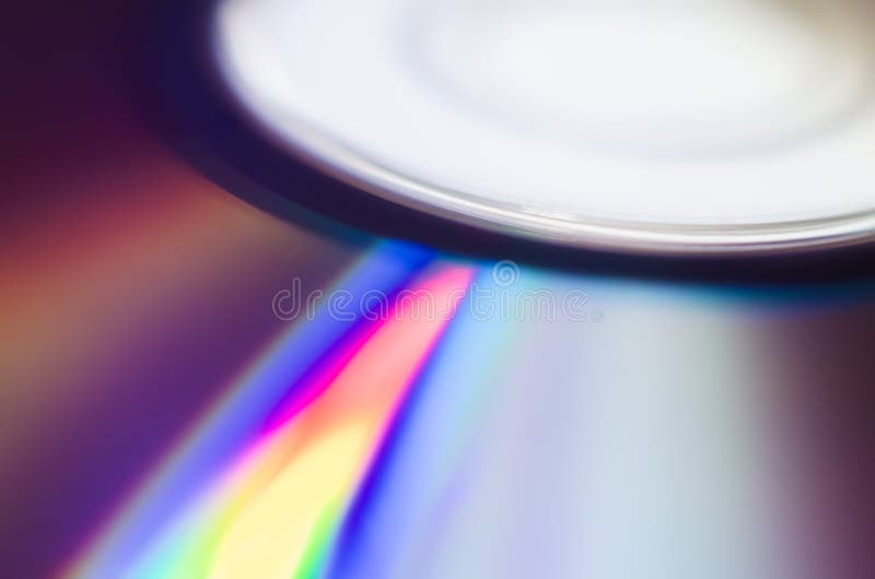Color Surface of a Compact Disc Macro Close Up Stock Image - Image of ...