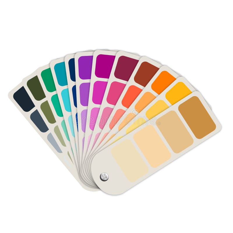 Color swatch collection stock image. Image of multicolored - 80936931