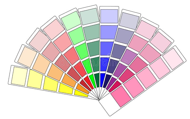 Color swatch stock vector. Illustration of paper, green - 91559261