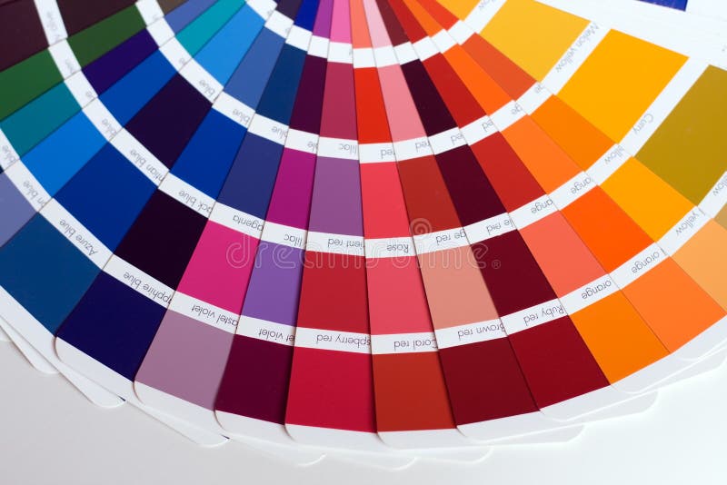 Color guide samples stock photo. Image of guidance, palette - 9209034