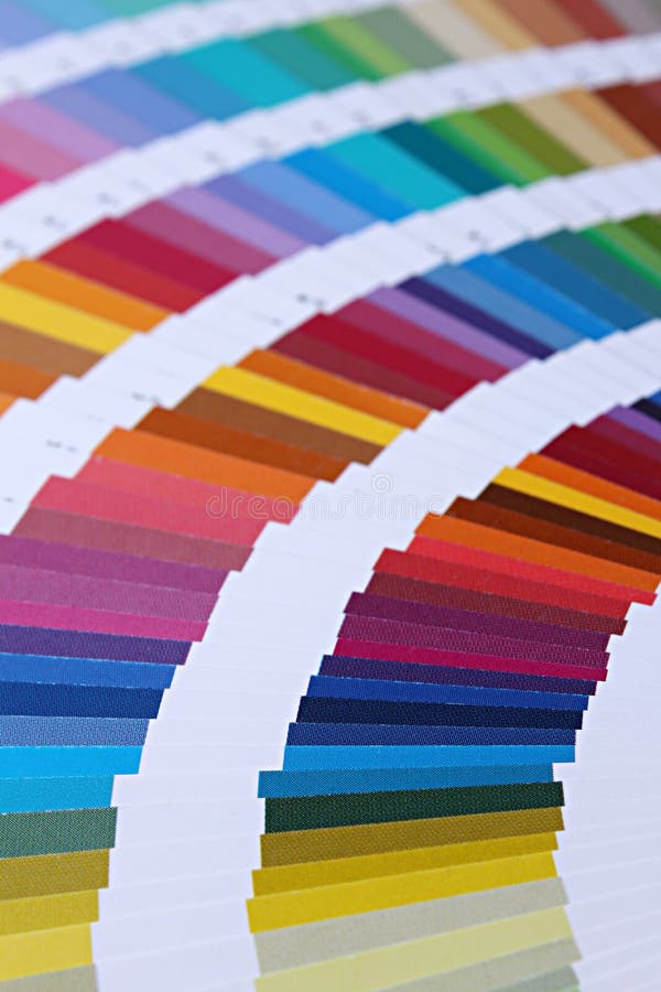 RAL Sample Colors Catalogue Stock Image - Image of coloured, palette ...