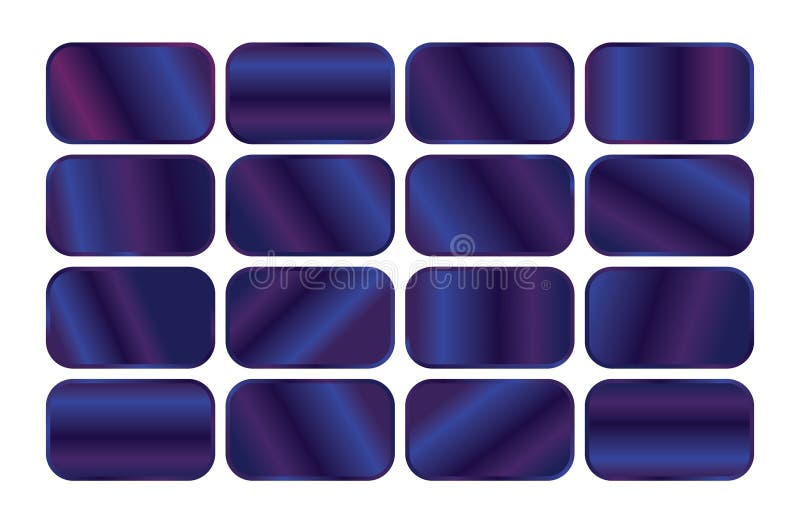 Golden Purple Blue Color Gradient Set Color Combination Set, Color ...