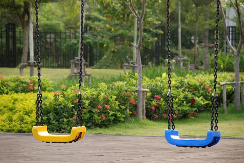 Color Swing stock photo. Image of summer, playground - 49903790