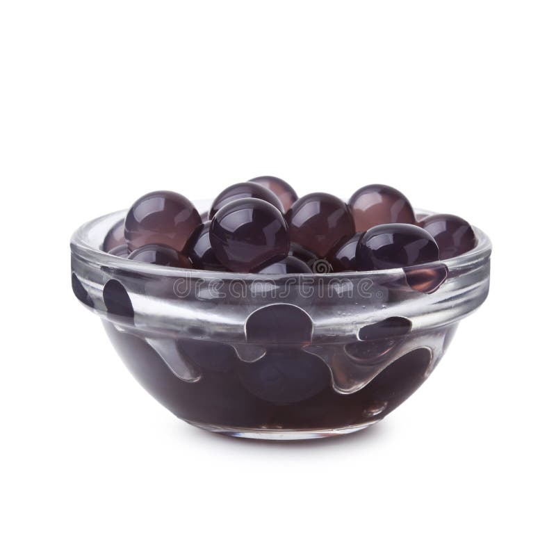 Color Tapioca Pearls Bowl Isolated White Stock Photos - Free & Royalty ...