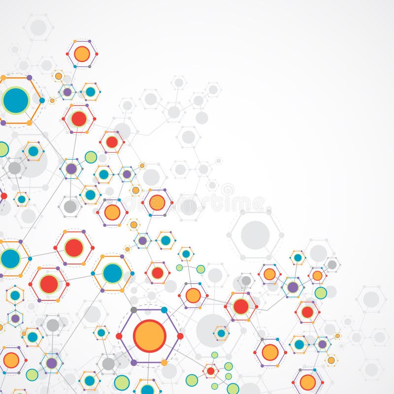 Color Technology Communication Background Stock Vector - Illustration ...