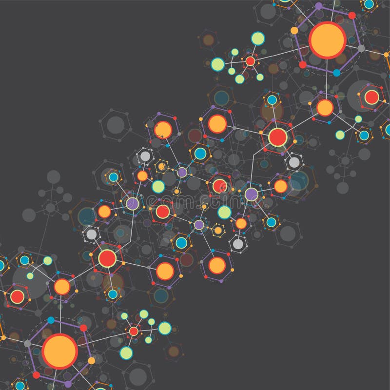 Color Technology Communication Background Stock Vector - Illustration ...