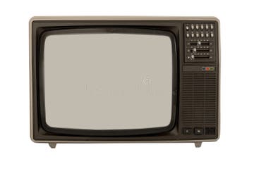 Color Television from the 80 S Stock Image - Image of grey, choice: 2846285
