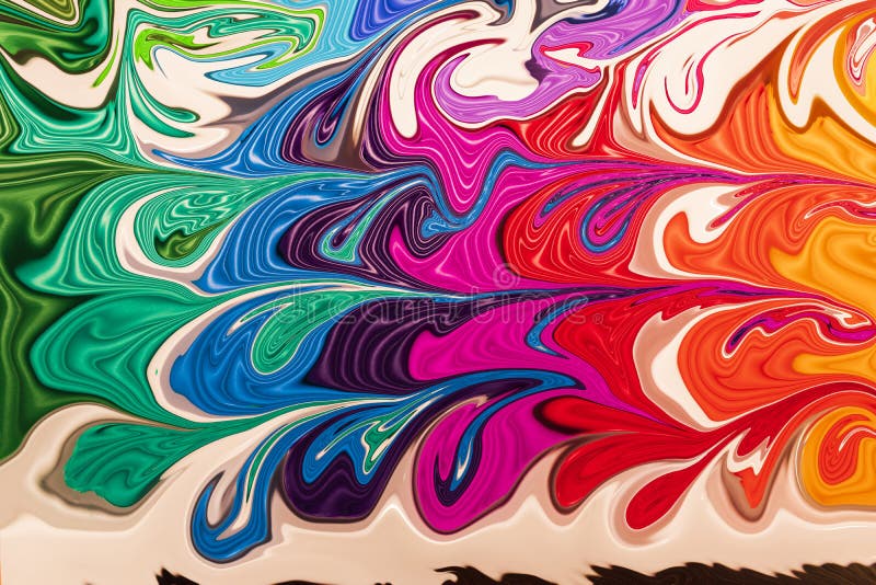 Color Texture Abstract Pattern Liquify Blurred Spread Background Stock ...