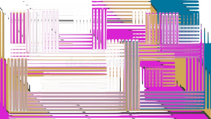 The Color Texture is Filled with Distortions in the Form of Rectangular ...