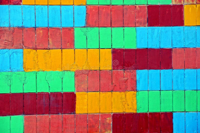 Texture of Old Tiles on a Building Wall Stock Image - Image of surface ...