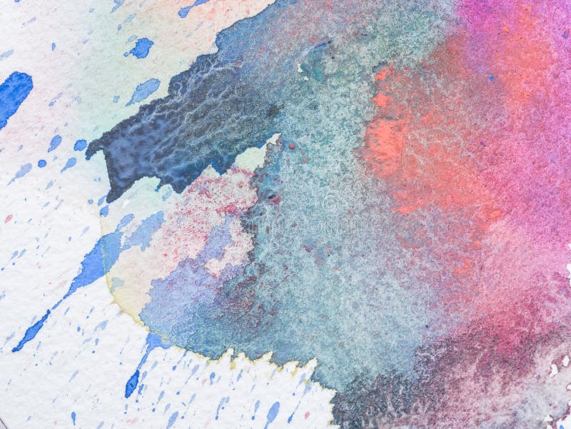 Color and Texture of Water Color on Paper Stock Illustration ...