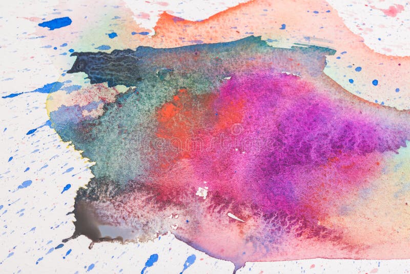 Color and Texture of Water Color on Paper Stock Illustration ...