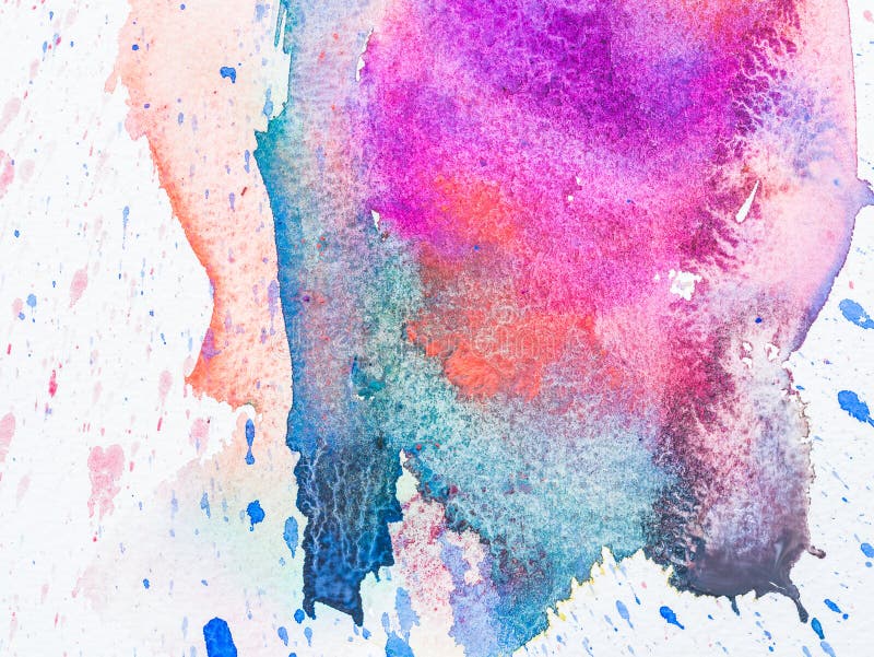 Color and Texture of Water Color on Paper Stock Illustration ...