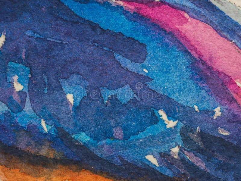 Color and Texture of Water Color on Paper Stock Illustration ...