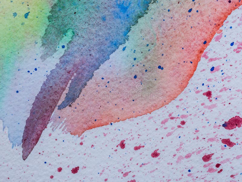 Color and Texture of Water Color on Paper Stock Illustration ...